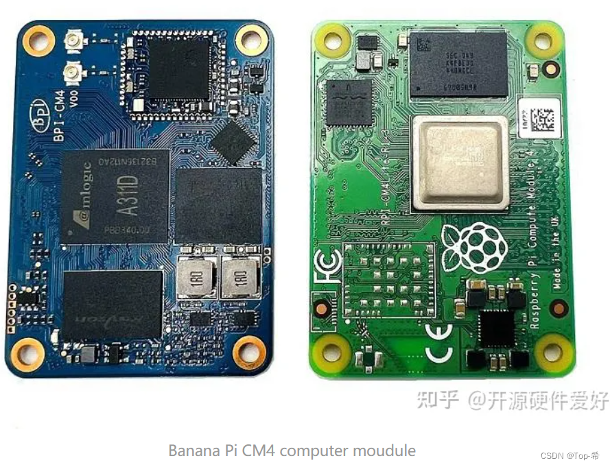 香蕉派 BPI-CM4计算机模组，采用Amlogic A311D芯片方案，兼容树莓派 Raspberry Pi CM4模组_Top-希的博客-CSDN博客