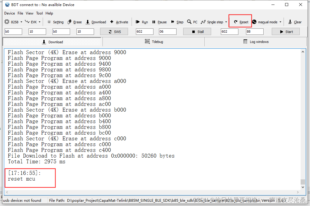 Tlsr8258开发-程序烧写_8258泰凌微ic温度传感嵌入式写入-CSDN博客