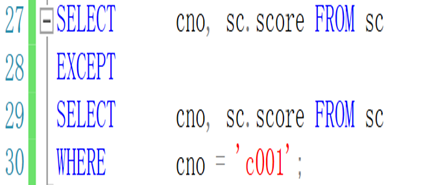 SQL技术总结_except和not in的区别-CSDN博客