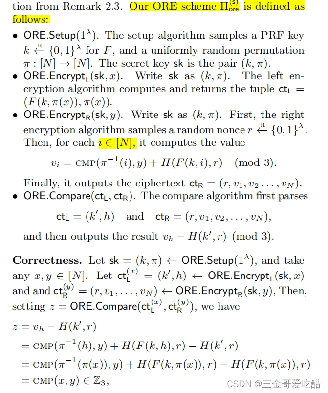 《Order-Revealing Encryption: New Constructions,Applications, and Lower Bounds》论文学习笔记_order ...