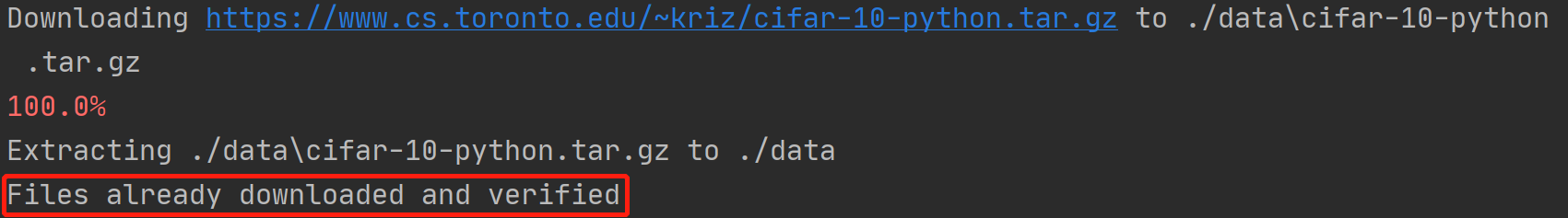 【Pytorch】下载CIFAR10数据集报错：urllib.error.URLError: ＜urlopen error [SSL: CERTIFICATE_VERIFY_FAILED ...
