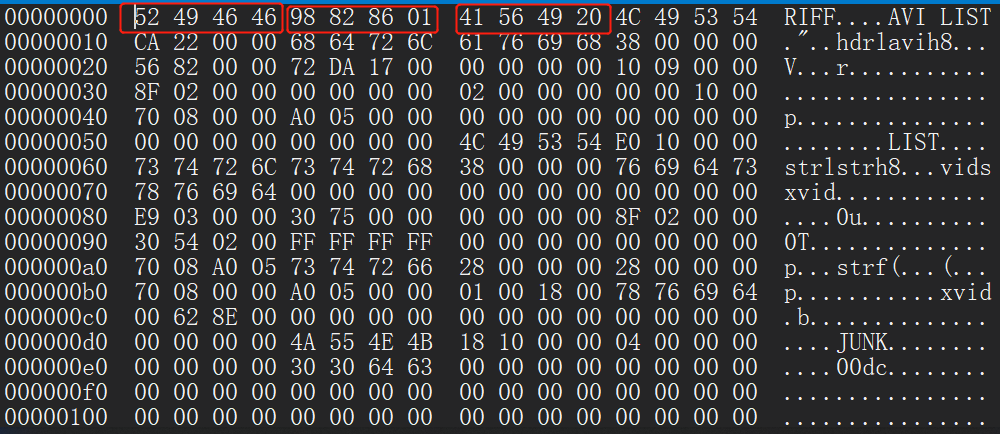 AVI文件格式分析_avis格式-CSDN博客