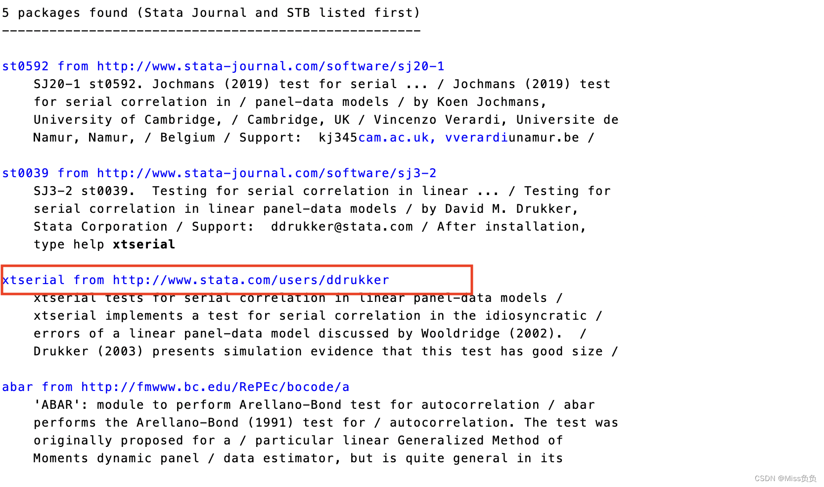 stata面板数据：xtserial下载问题解决-CSDN博客