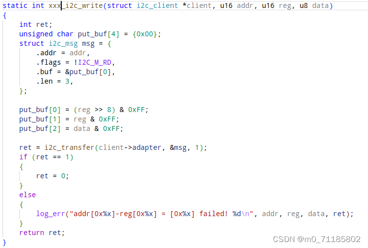 struct i2c_msg对16位i2c寄存器进行读写_linux iic 16位寄存器读取-CSDN博客