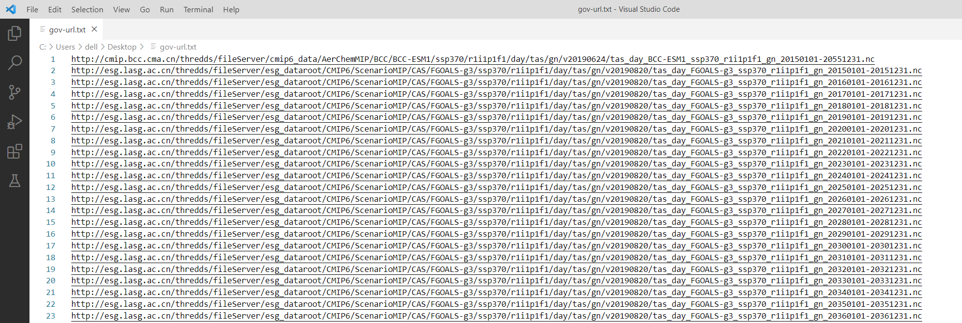 批量下载CMIP6数据_cmip6官网-CSDN博客