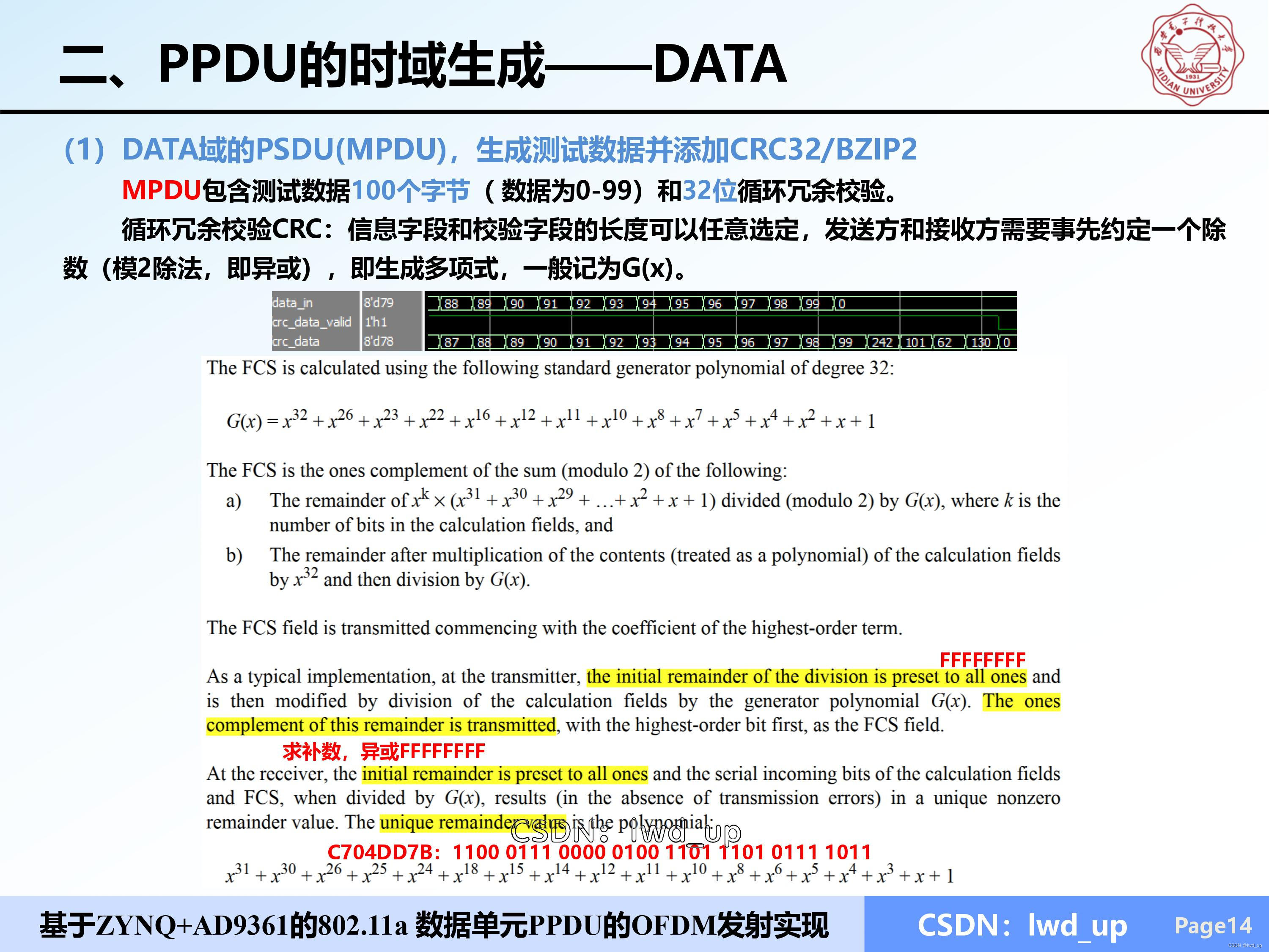 基于ZYNQ与AD9361的802.11a数据单元PPDU的OFDM发射实现_zynq和9361-CSDN博客