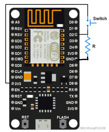Nodemcuesp8266按键中断实现单击 双击 长按功能eso8266 监听按键 长按 Csdn博客