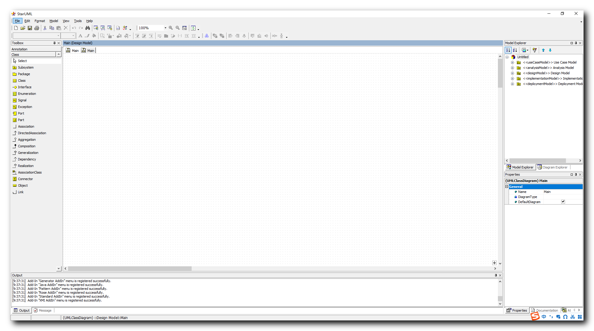 【开发环境】StarUML 工具 ( 下载软件 | StarUML 安装 | StarUML 创建工程 )_staruml 5.0-CSDN博客