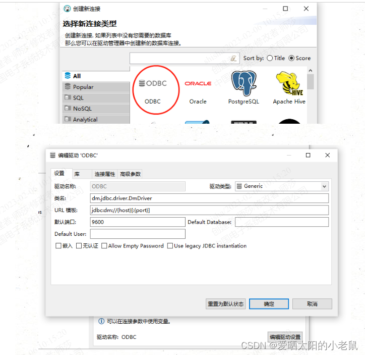 dbeaver连接各种数据源_dbeaver odbc-CSDN博客