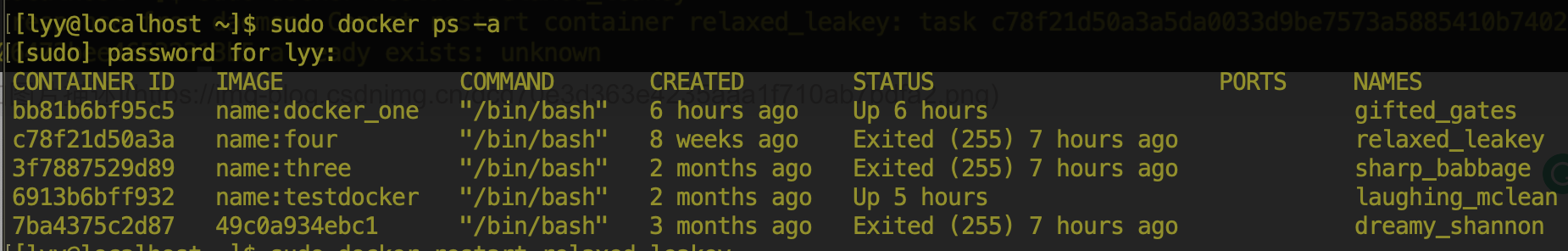 docker error: Exited (255)-CSDN博客