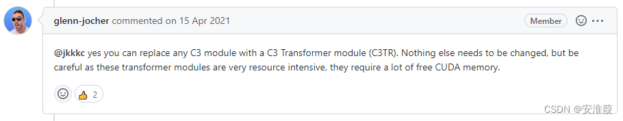 YoloV5 transformer GitHub Issue涉及问题_c3tr nan-CSDN博客