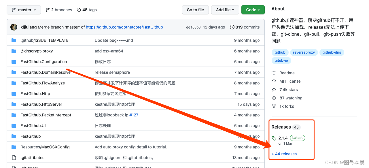 Github 访问不了?fastgithub 一秒解决 Github 打不开问题!fast Github网址 Csdn博客 4797