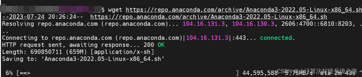 实验室linux服务器，安装anaconda出现failed:Connection timed out,failed：Network is unhable_linux服务器,安装 ...