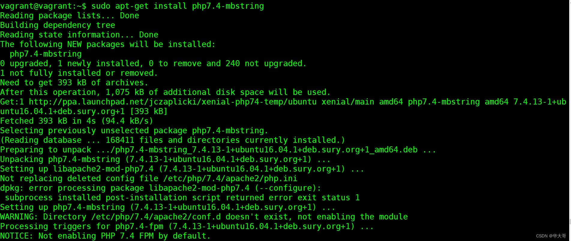 PHP安装php7.4-mbstring 报错: Depends: libonig2 (＞= 5.9.5) but it is not installable_libldns2 but it ...