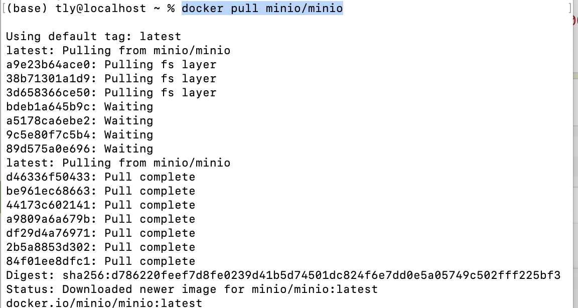 Docker Installing Minio Mirror Start Container Programmer Sought