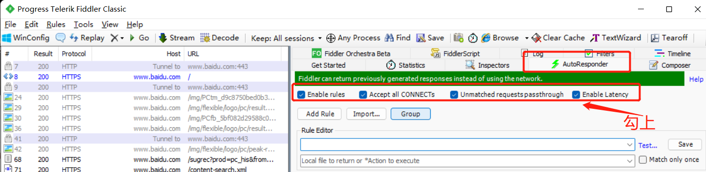 Fiddler的AutoResponder使用方法_fiddler autoresponder-CSDN博客