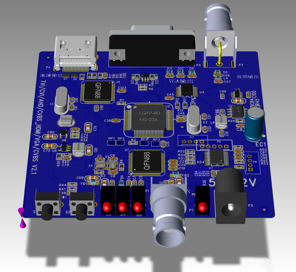 AHD/TVI/CVI/CVBS转HDMI/VGA/CVBS方案介绍_tp2830-CSDN博客