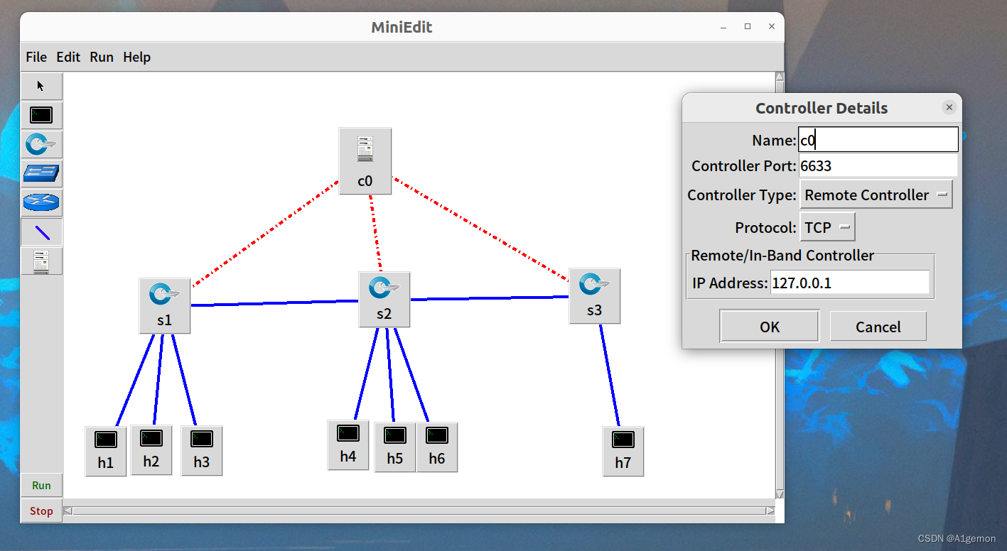【SDN学习】熟悉Ryu与Mininet基本操作_mininet图形化界面-CSDN博客