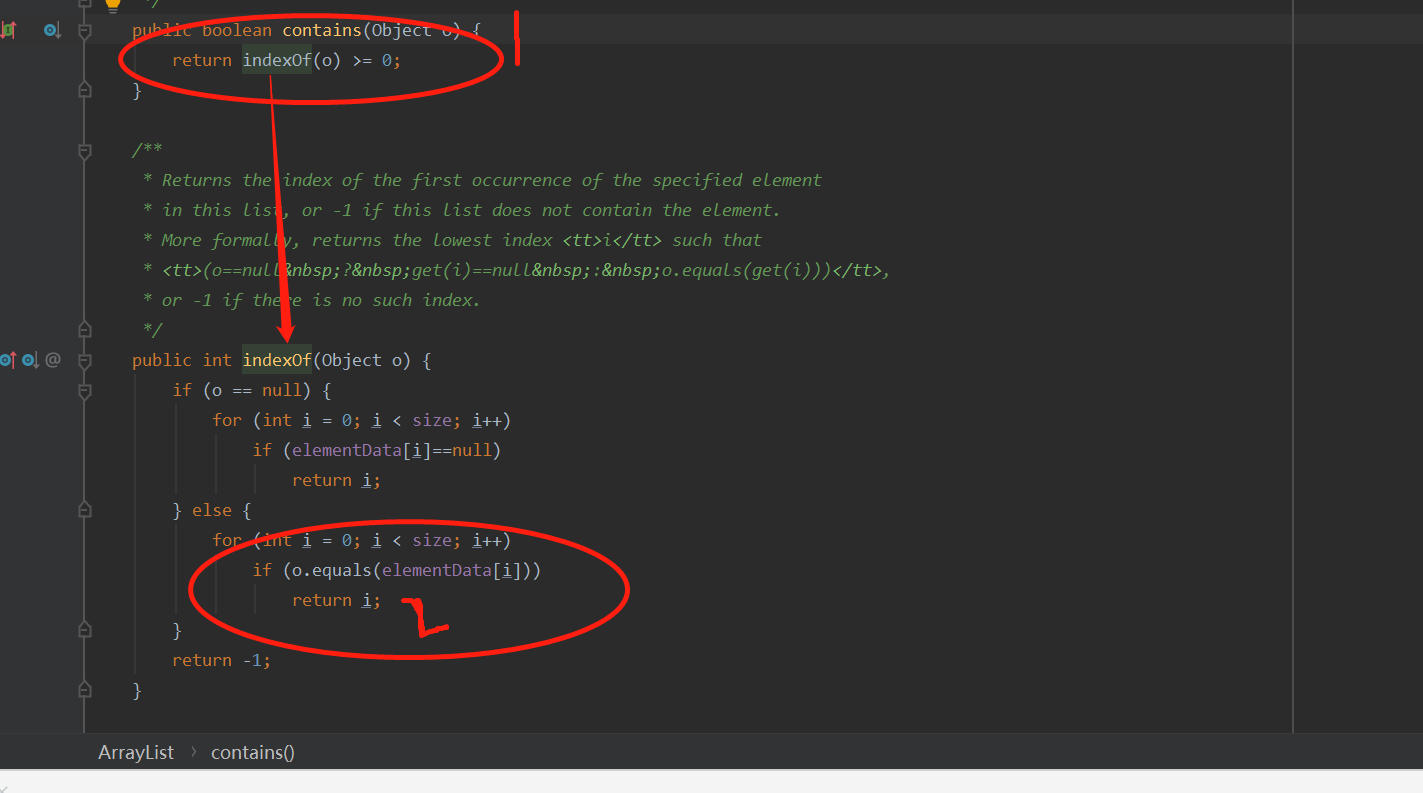 源码解析list.contains()方法，比较集合中的是存在某对象_list的contains是比较什么-CSDN博客