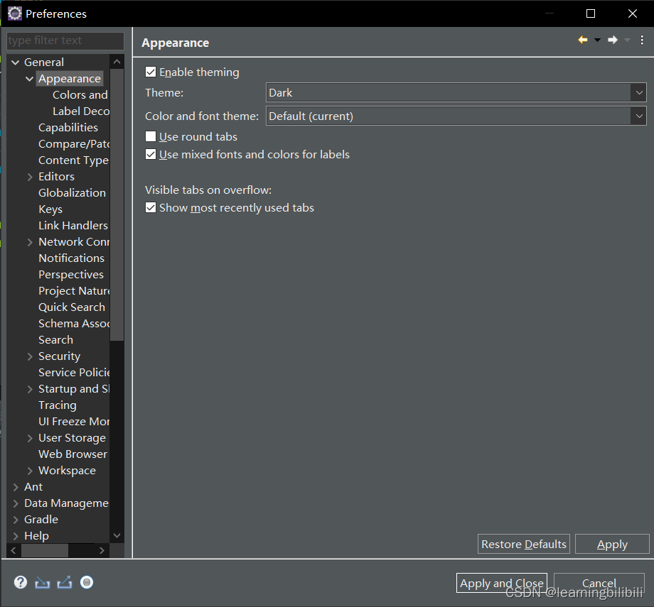 eclipse入手之后的基本设置（代码提示、文件编码格式、设置本地JDK、深色模式、汉化）_eclipse配置jdk和编码格式_learningbilibili的博客-CSDN博客