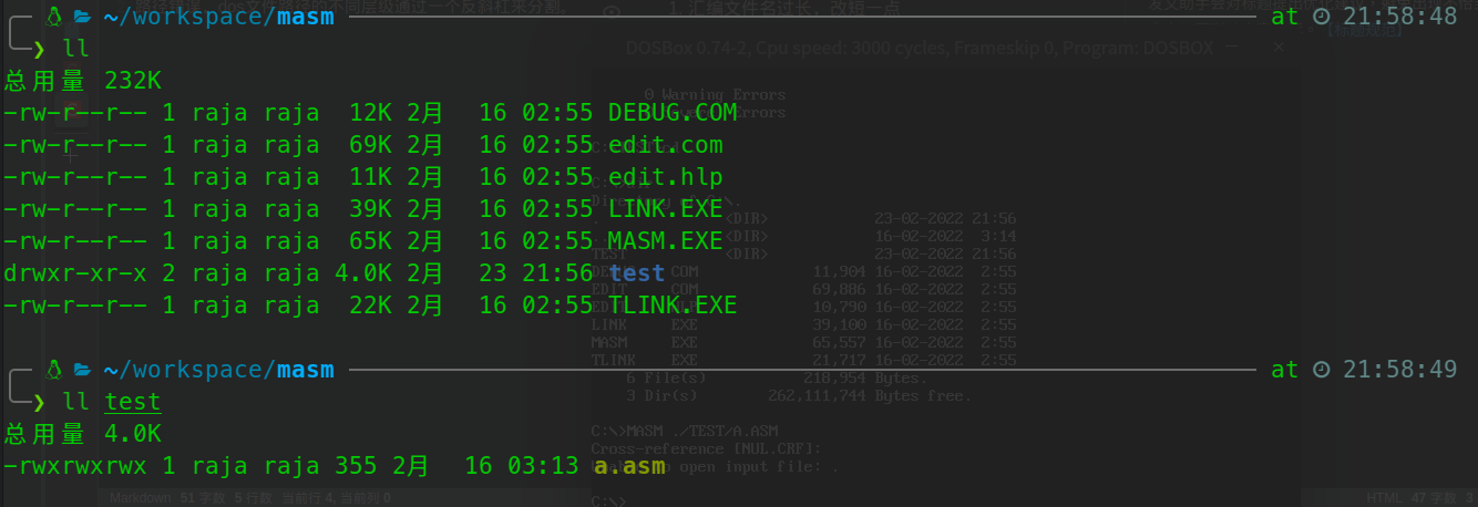 汇编 Masm编译时的unable To Open Input File问题。 Csdn博客 3285
