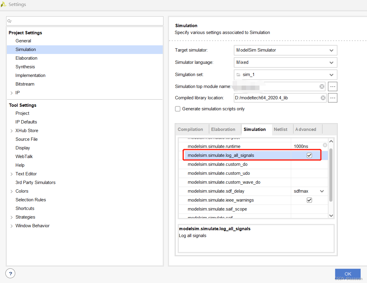 vivado modelsim 联合仿真时dump所有波形_modelsim如何把全部信号一起仿真-CSDN博客