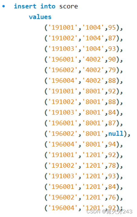 学生信息数据库（stusys）的表的结构和样本数据学生信息数据库表数据 Csdn博客