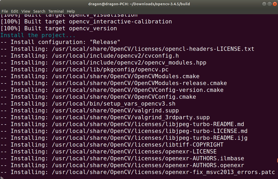 【Linux】linux下安装opencv3.4.5_linux安装opencv3.4-CSDN博客