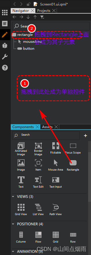 2. QtDesignerStudio创建组件，添加信号，自定义属性和属性绑定_qt design studio csdn-CSDN博客