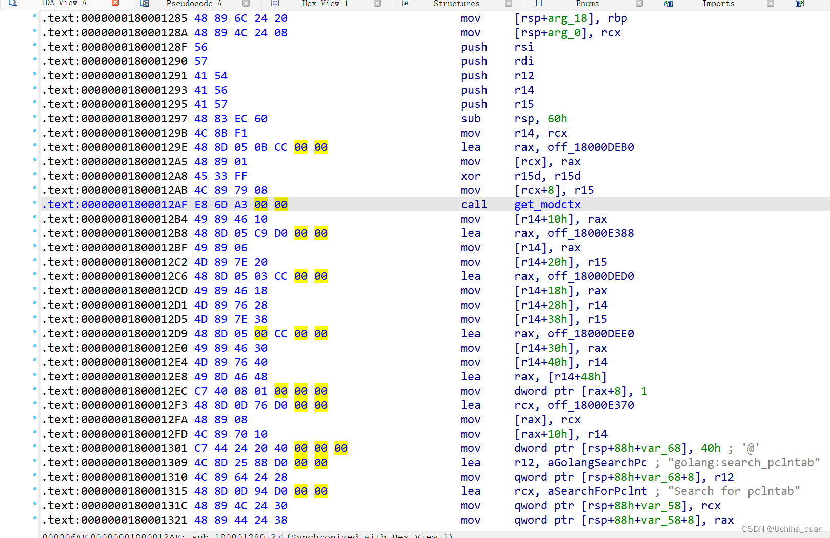 IDA Pro运用golang64.dll插件（来自IDA Pro8.1）；IDA 识别golang函数、符号_ida pro 8.1-CSDN博客