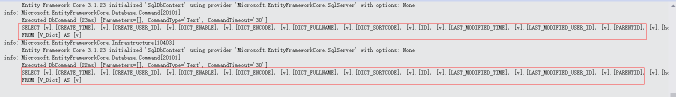 .NET Core MySQL EntityFrameworkCore EF生成SQL语句 打印SQL语句_efcore打印sql-CSDN博客