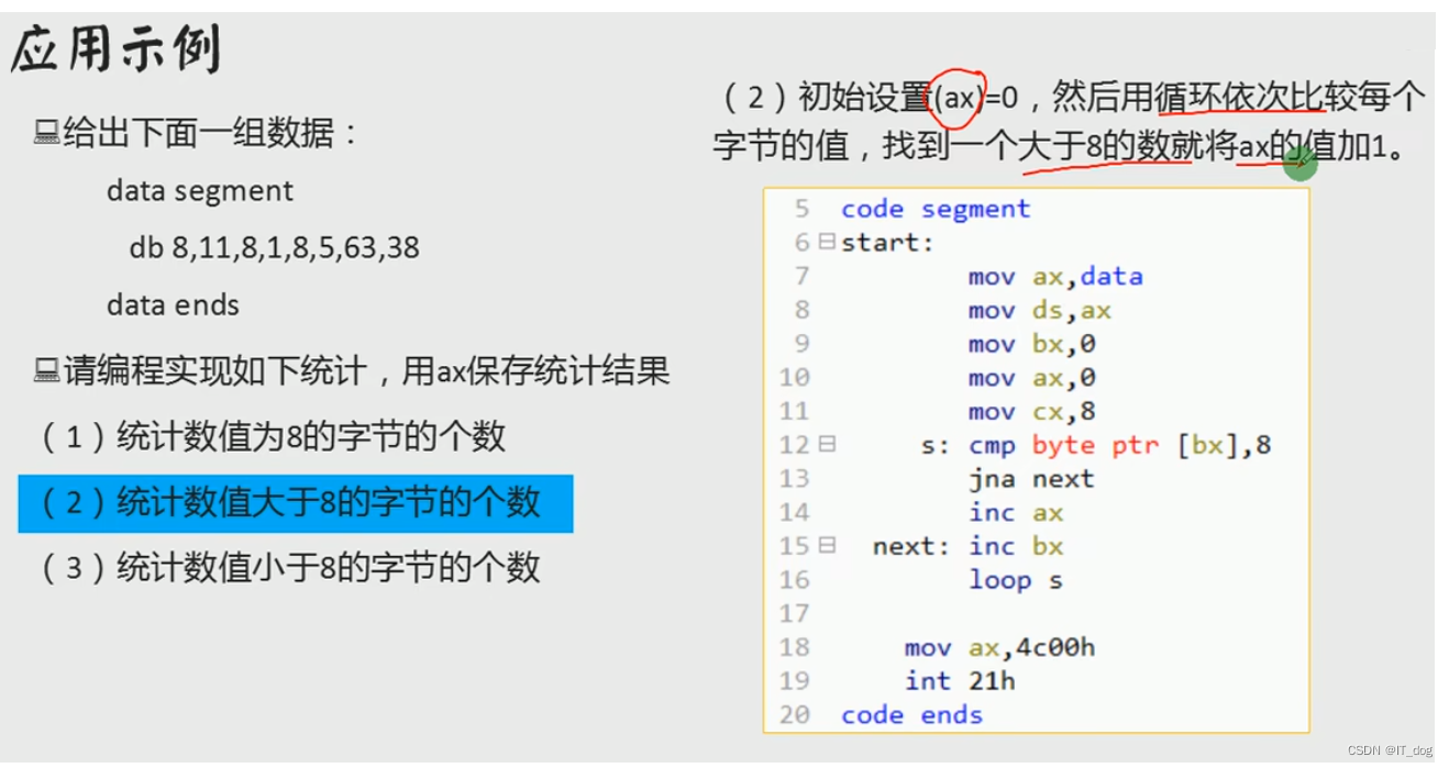 【8086汇编】条件转移指令应用 Jxxx条件转移类指令的使用特点 Csdn博客