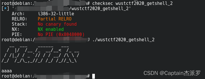 BUUCTF pwn——wustctf2020_getshell_2_[wustctf 2020]getshell2-CSDN博客