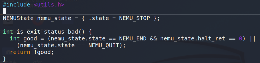 2021 NEMU PA1 RTFSC 优美地退出_nemu退出-CSDN博客