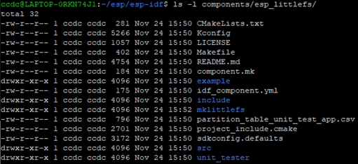 ESP32文件系统esp_littlefs实例_idf.py add-dependency-CSDN博客