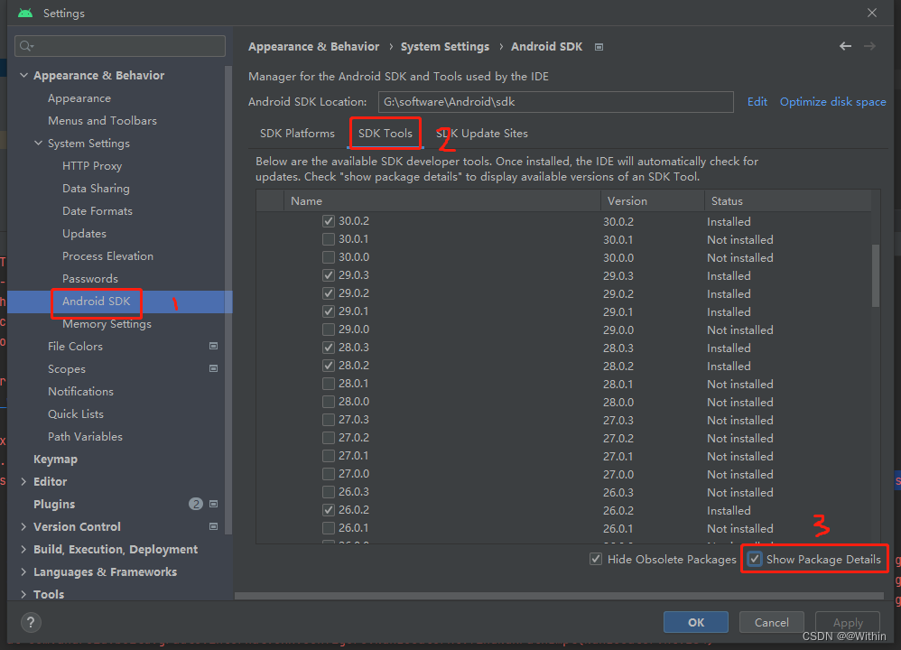 No version of NDK matched the requested version 21.0.6113669. Versions available locally: 22.1. ...