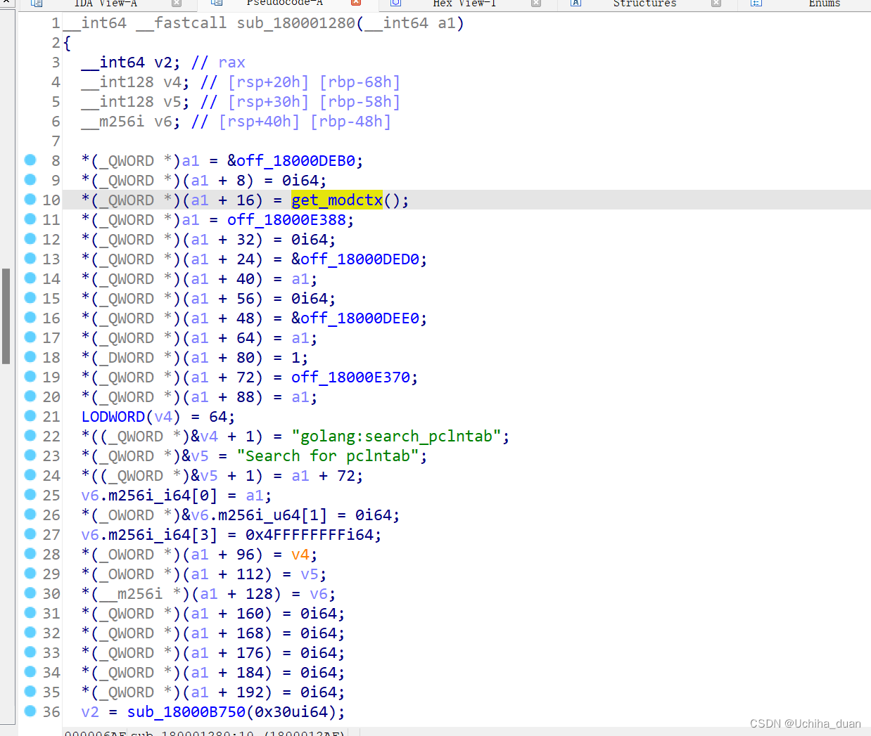 IDA Pro运用golang64.dll插件（来自IDA Pro8.1）；IDA 识别golang函数、符号_ida pro 8.1-CSDN博客