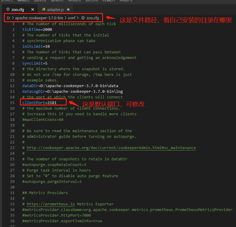 zookeeper java.net.ConnectException: 拒绝连接 Connection refused_connectexception: connection ...