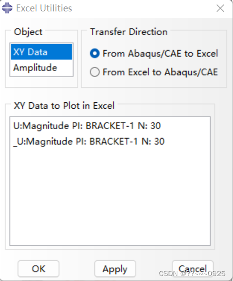Abaqus输出XY数据如何复制导出到Excel中_abaqus怎么导出数据-CSDN博客