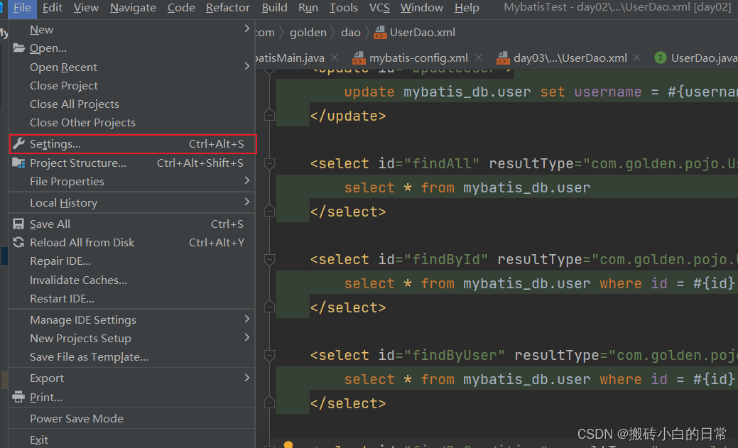 IDEA 中 Mapper.xml 配置 SQL 语法的检查_idea 自动检验sql-CSDN博客