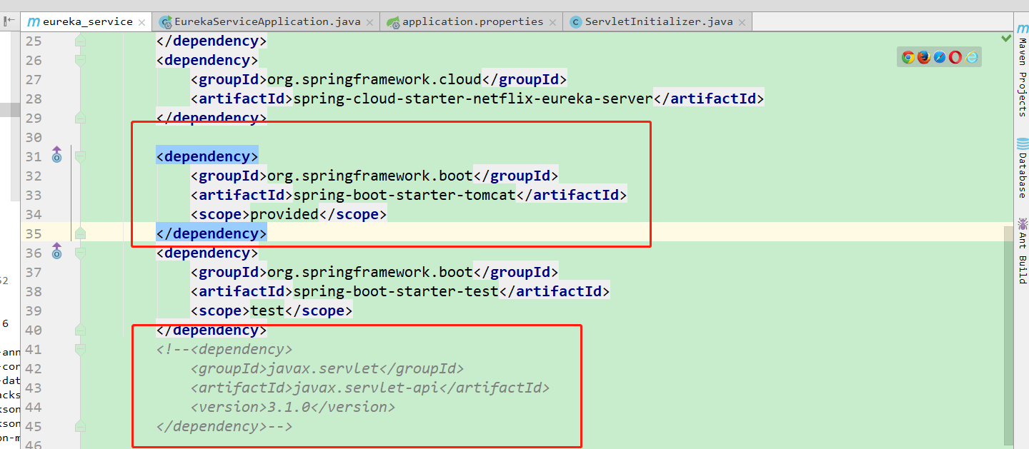 Idea启动eureka时候项目时报错:caused By Java Lang Classnotfoundexception Rvlet Filter Csdn博客