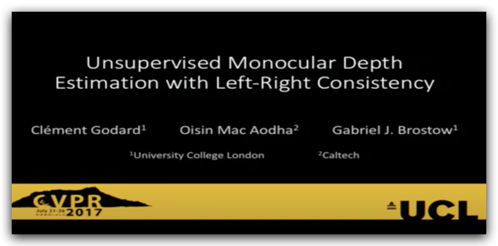 深度学习：无监督深度测距：《Unsupervised Monocular Depth Estimation With Left-Right Consistency》论文笔记，视频笔记 ...