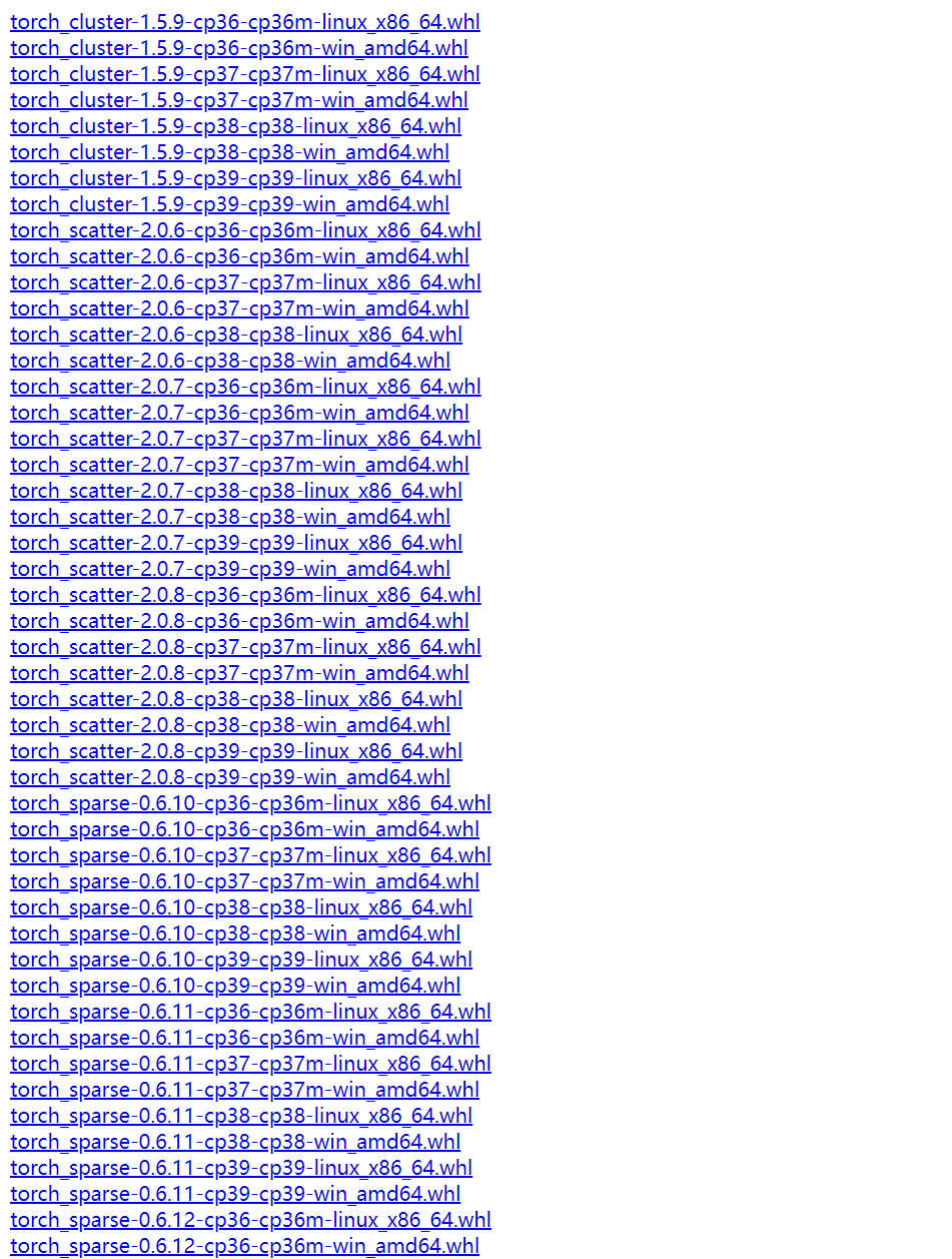 python安装torch-geometric库_torch-cluster==1.5.9-CSDN博客