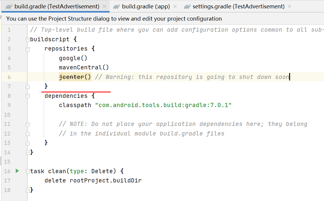 but repository ‘maven‘ was added by build file ‘build.gradle‘_but ...