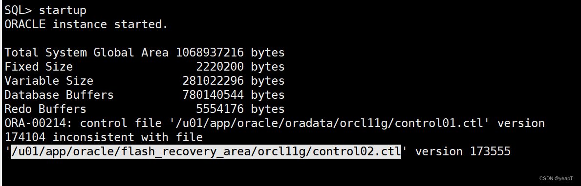 Oracle报错集锦 Csdn博客 