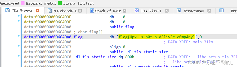 simple-unpack攻防世界_elf packer not detected , sorry-CSDN博客