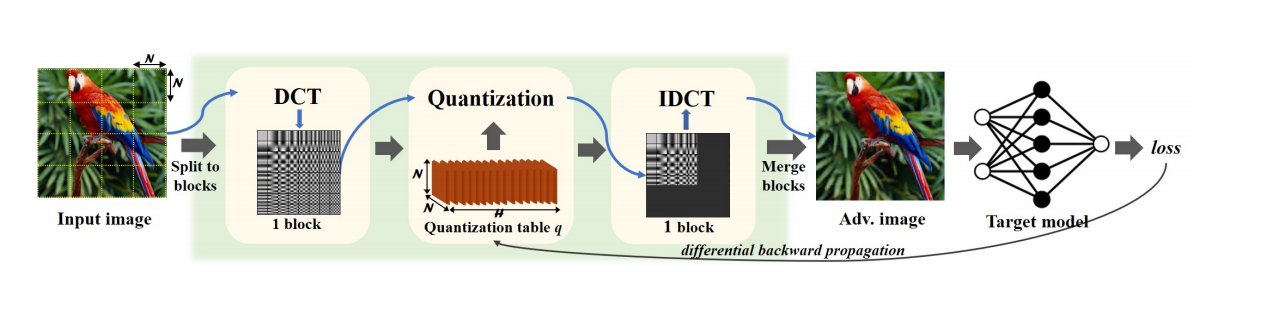 一种对抗性攻击的方法AdvDrop