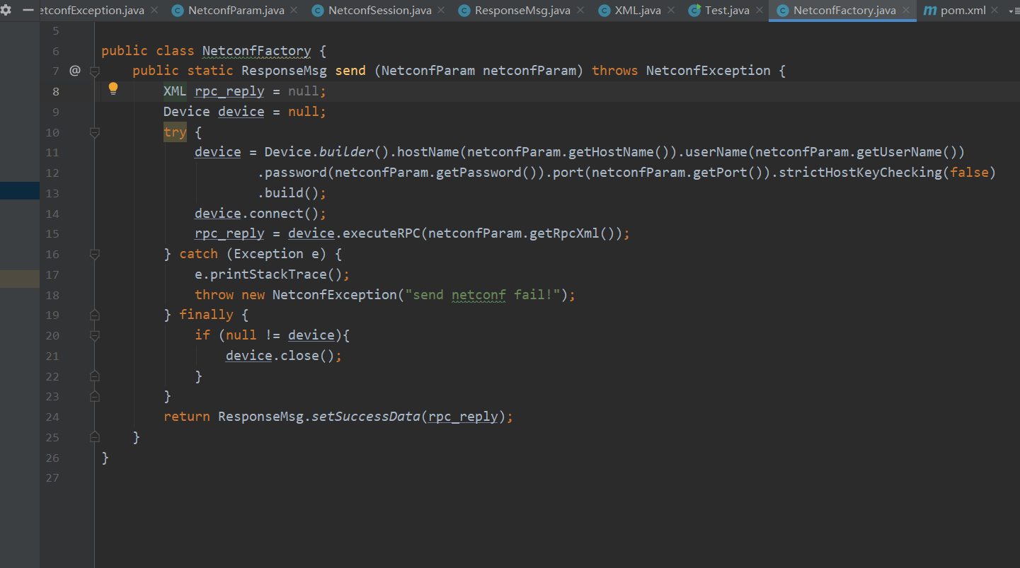 java实现netconf下发xml报文_java netconf-CSDN博客