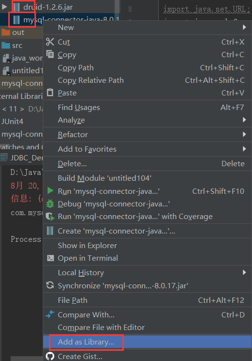 Java连接池druid导入IDEA操作以及配置，简单使用（我绝对是写的所有相关内容中最详细的一篇了）_idea添加druid-CSDN博客